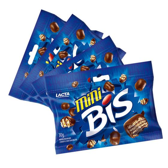 Chocolate Mini Bis ao Leite 24x30g - Lacta - Bis - Magazine Luiza