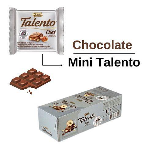 Chocolate Mini Talento Diet 25g Caixa Com 15und. -- Garoto - Chocolate ...