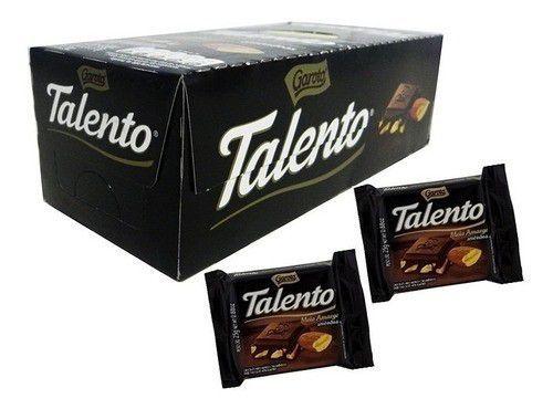 Chocolate Mini Talento Meio Amargo 25g Caixa C/15 - Garoto - Chocolate ...