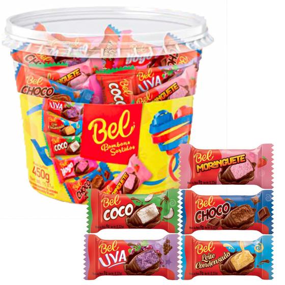 Chocolate Moranguete Sortidos Bel Pote - 450g - Bel Chocolates ...