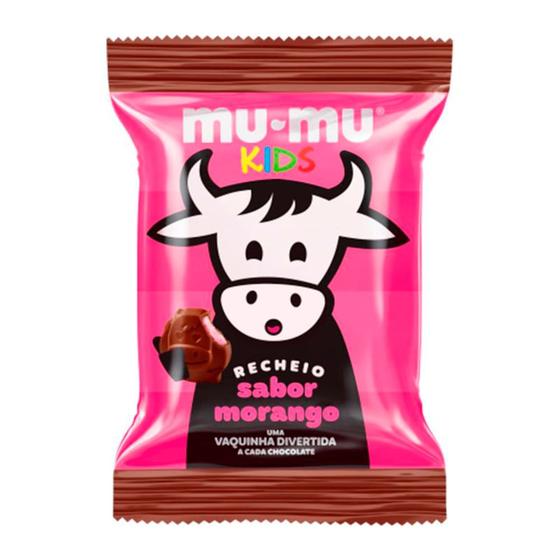Chocolate Mu-Mu Kids Neugebauer Morango 15,6g - Chocolate / Barra de ...