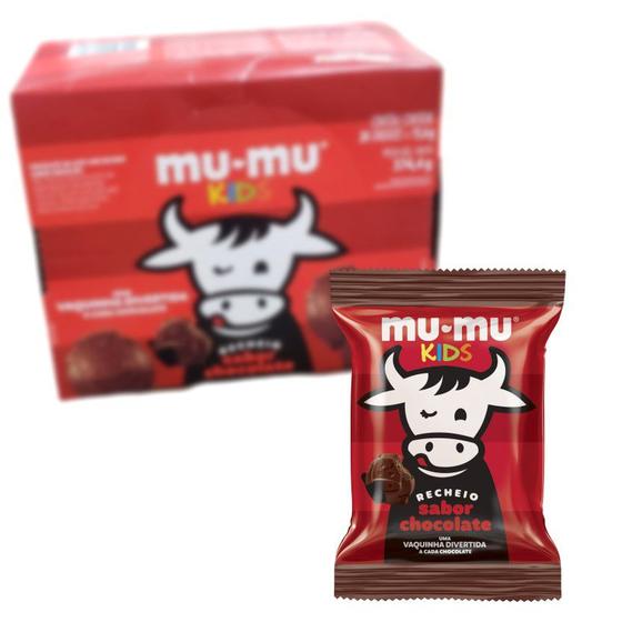Chocolate Mu Mu Kids Sabor Chocolate 24un 374,4g - MUMU - Chocolate ...