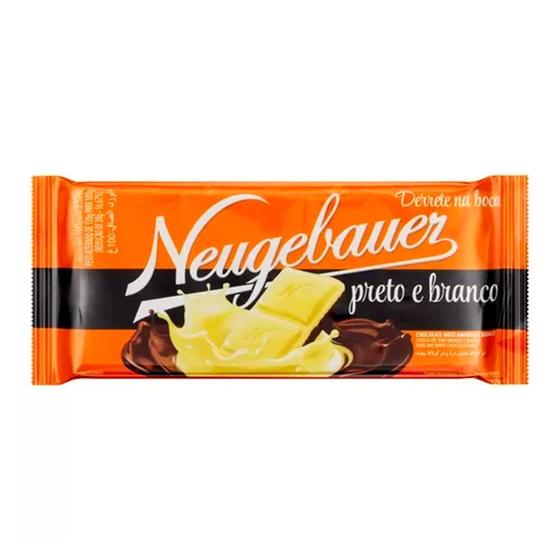 Chocolate Neugebauer Preto e Branco 80g - Chocolate / Barra de Chocolate - Magazine Luiza