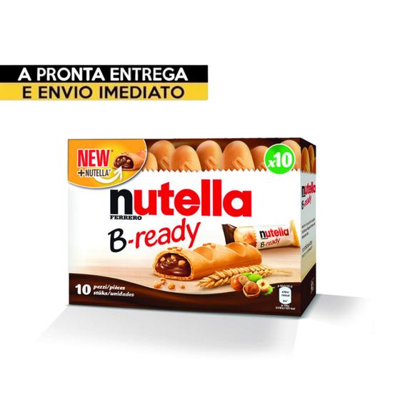 Chocolate Nutella B-ready 330 Gr - Caixa C/10 Unidades - Wafer ...