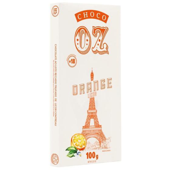 Chocolate Oz Drinks Ao Leite Licor Orange Cointreau 100G - Choco Oz ...