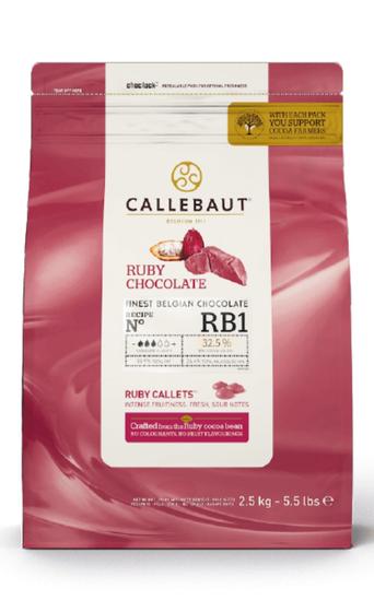 Chocolate Ruby Gotas Callets Callebaut Rb1 32,5% 2,5kg - Barry ...