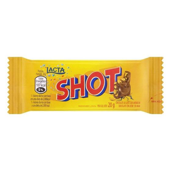 Chocolate Shot 20g - Embalagem com 20 Unidades - Bomboniere - Magazine ...