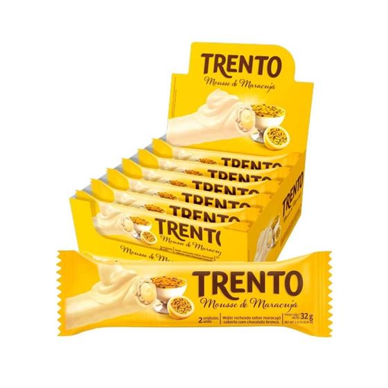 Chocolate Trento Caixa com 16 Unidades de 32g cada - PECCIN - Chocolate ...