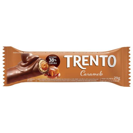 Chocolate Trento Caramelo 29g - Chocolate / Barra de Chocolate ...