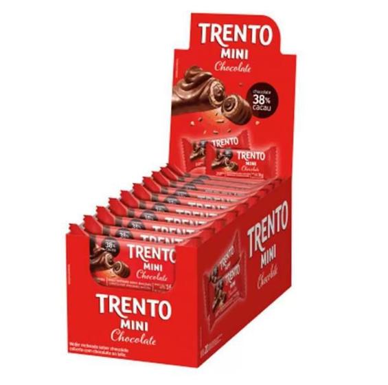 Chocolate trento mini 16g display c/ 16 unidades - peccin - PECCIN S A ...
