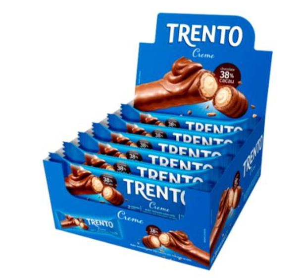 Chocolate Trento Varios Sabores caixa 16 unidades - Trento Peccin ...