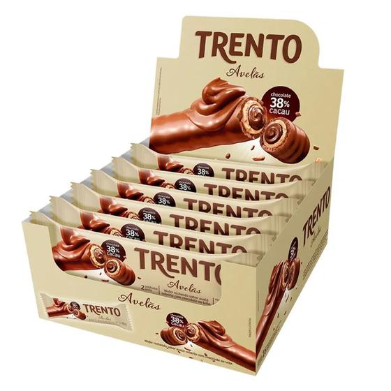 Chocolate wafer trento display 16x32g - Chocolate / Barra de Chocolate ...