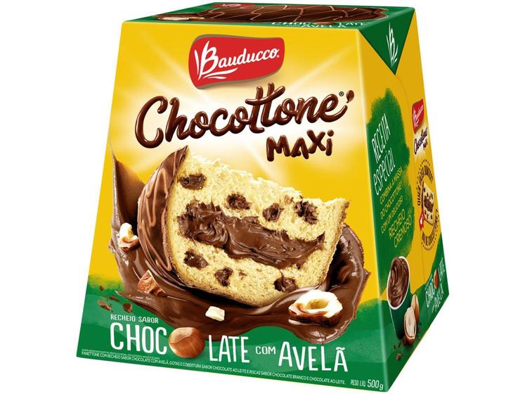 Chocotone Bauducco Maxi Chocolate com Avelã 500g - Chocotone - Magazine ...