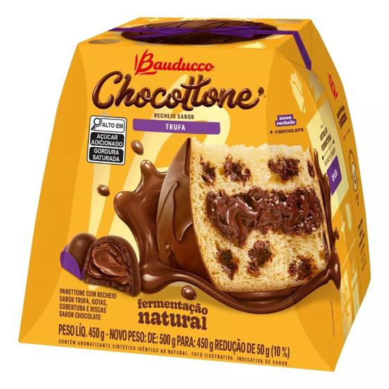 Chocottone Maxi Bauducco Trufa 450g - Chocotone - Magazine Luiza