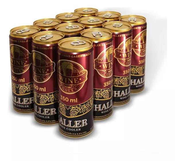 Chopp de vinho cremoso Ecobier lata 12x350ml - HALLER - Bebidas ...