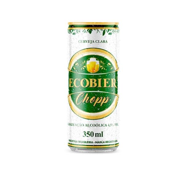 Chopp Ecobier Lata 350ml - Pack 12 unidades Oferta - Cerveja - Magazine ...