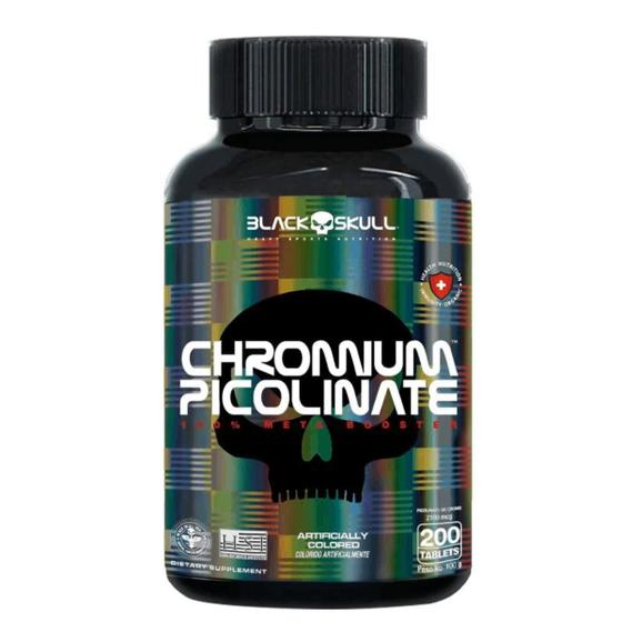 Chromium Picolinate 200 Tablets Blackskull - Picolinato de Cromo - Magazine Luiza
