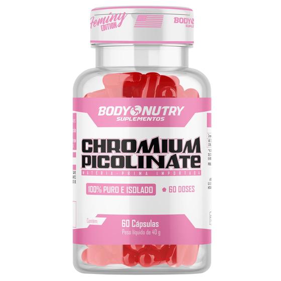 Chromium Picolinate Feminy Body Nutry 60 Cápsulas Matéria-Prima ...