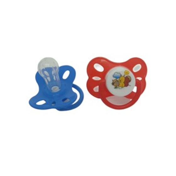 Chupeta Bico Silicone Redondo e Ortodôntico (kit C/10un) Baby Paco ...