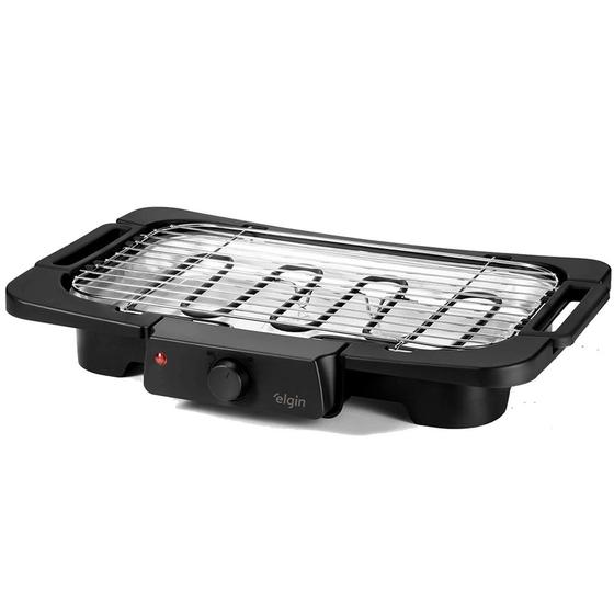 Churrasqueira Elétrica De Mesa Bbq Show Elgin 110V Com controle de ...