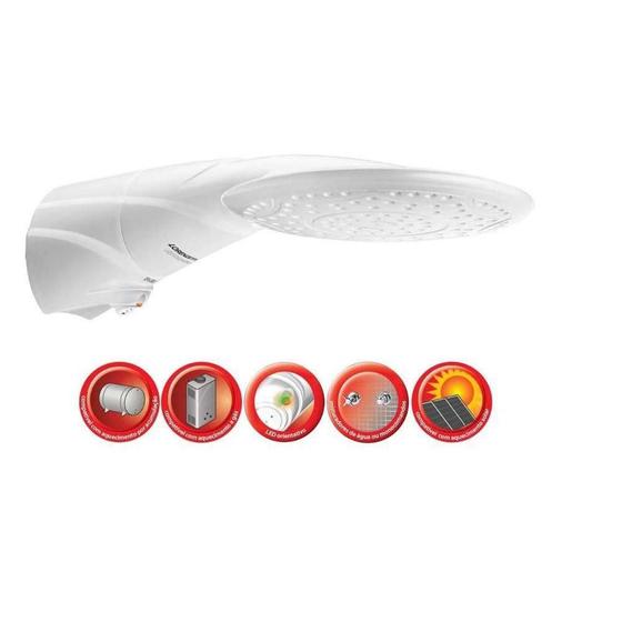 Chuveiro Advanced Flex (hibrido) 220V 6000W Branca - Lorenzetti ...