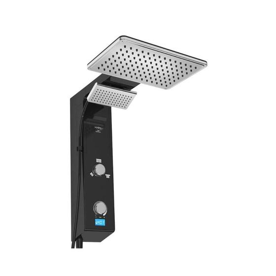 Chuveiro Hydra Falls Digital Preto/Cromado 7700W 220V - Chuveiro ...