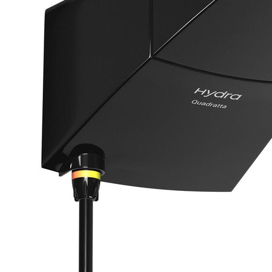 Chuveiro Hydra Quadratta Eletrônico Preto 220V - Chuveiro - Magazine Luiza