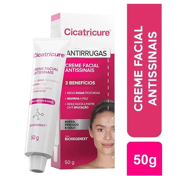 Cicatricure Creme Rugas/Linhas Expressão 50G - Antirrugas Facial ...