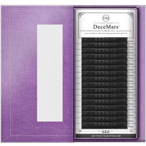 Cílios Decemars Tamanho Único Volume Russo Tradicional - Dece Mars ...