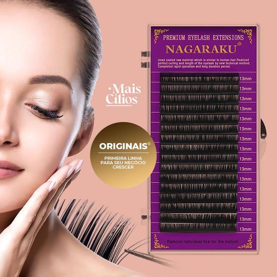 Cilios Nagaraku Volume Russo Caixa Roxa Extensão De Cílios - Cílios ...