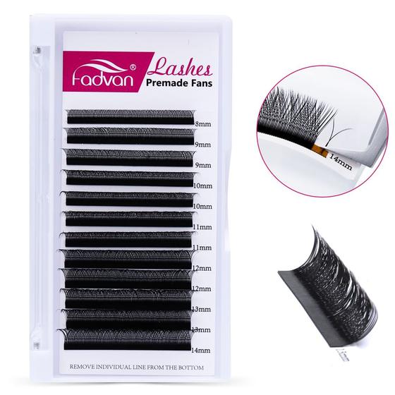 Cílios Y Fadvan Volume Brasileiro D - Caixa Tamanho Único - Cílios ...