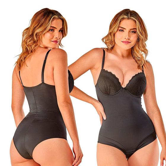 Cinta Body Bory Modelador Alta Compressão Comprimi Modela e Reduz Barriga Abdômen Bojo Mole Copa ...