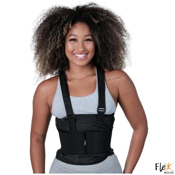 Cinta Lombar Exercicios Coluna Postura Proteção Alivia Dor Pega Peso ...