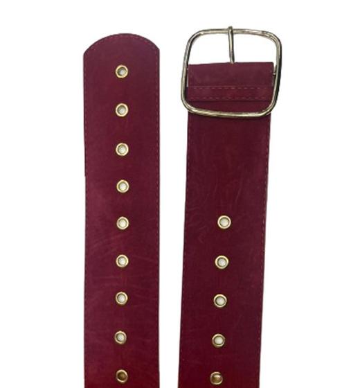 Cinto Feminino Com Furos Em Metal Dourado Cores Modelo Grosso MZS-2066 ...