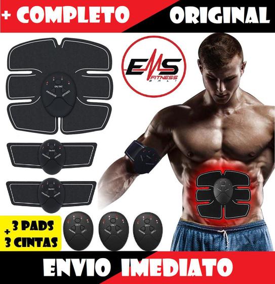 Cinto Tonificador Abdominal Estimulação Elétrica Muscular Mbfit ...