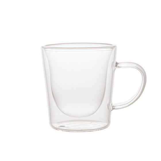 Cj 2 Xícaras Café Dupla Parede Vidro Borossilicato 100ml - Grupo Rojemac - Xícaras de Café ...