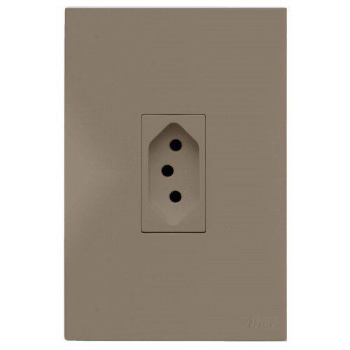 Cj tomada 20a vertical 4x2 - recta fendi satin fosco - brs12148-7fe ...