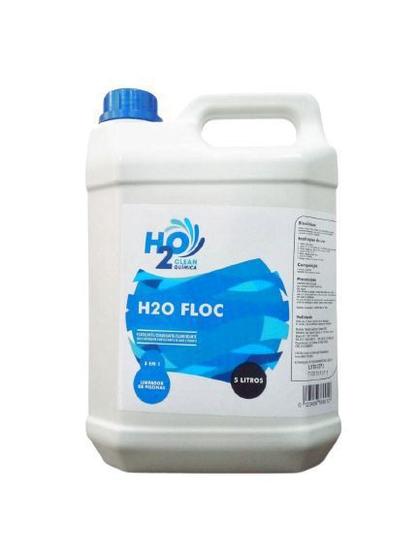 Clarificante H2O Clean Floc 5 Litros - H2O Clean Química - Clarificante ...