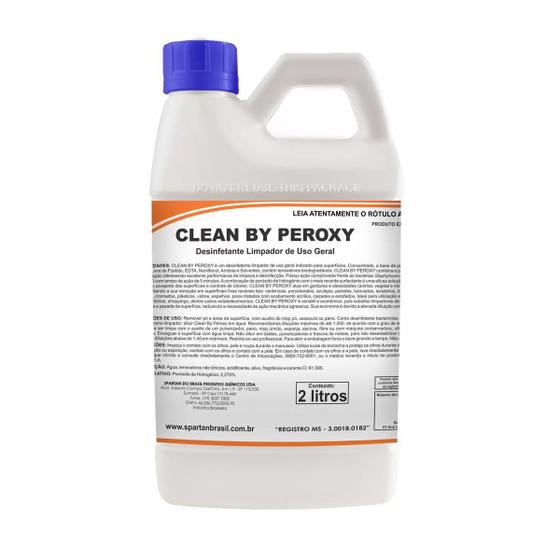Clean by peroxy 2l spartan - SPARTAN DO BRASIL - Desinfetante ...