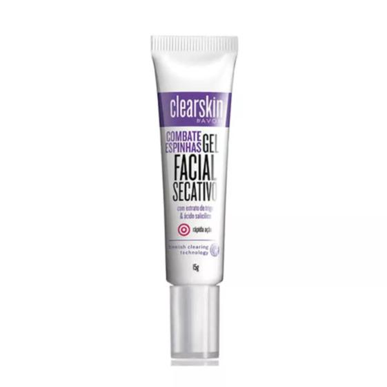 Clearskin Gel Facial Avon Secativo 15g - Combate Espinhas, Acne - Ácido ...