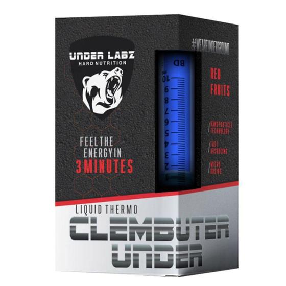 CLEMBUTER UNDER Termogênico Líquido 250 ml Rápida Absorção - UNDERLABZ ...