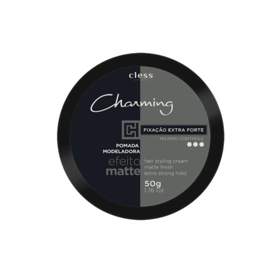 Cless Pomada Modeladora Efeito Mate Extra Forte Valoriza o Corte ...