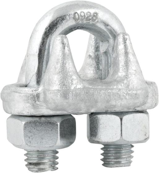 Clips Grampo Para Cabo de Aço PLUS 1/2" Pesado Encartelado Vonder ...
