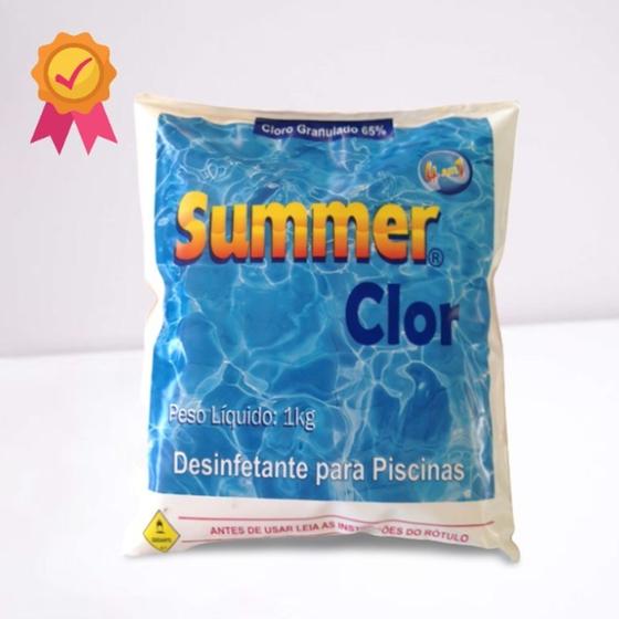 CLOR - 65% - Hipoclorito de cálcio - 1 kg - . - Cloro para Piscina ...