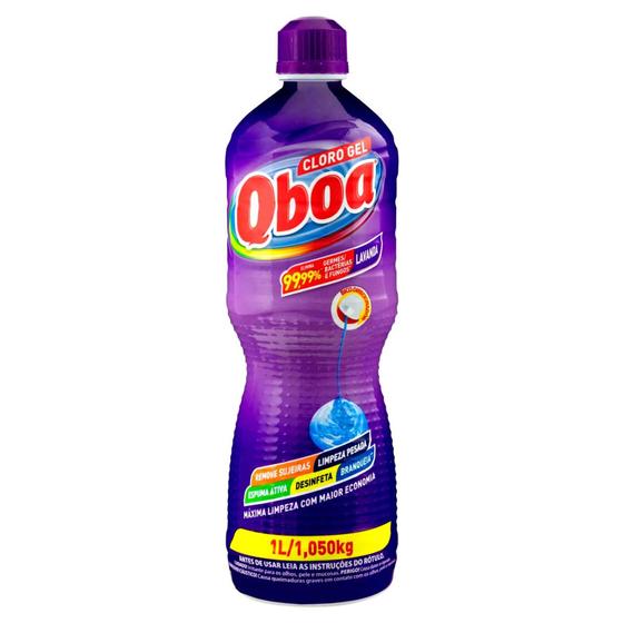 Cloro gel qboa lavanda 1L - Limpador Multiuso - Magazine Luiza