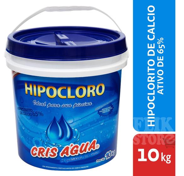 Cloro Granulado Em Pó Hipoclorito De Calcio 10 Kg Cris Água - cris agua ...