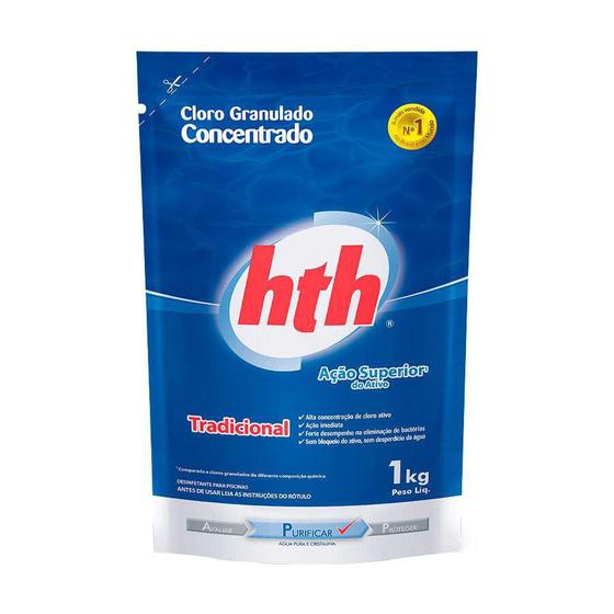 Cloro Hth Concentrado Tradicional 1kg - Cloro para Piscina - Magazine Luiza