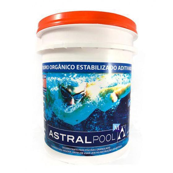Cloro Piscina Astralpool Multi Actions 5 em 1 Balde 10 kg - Cloro para ...