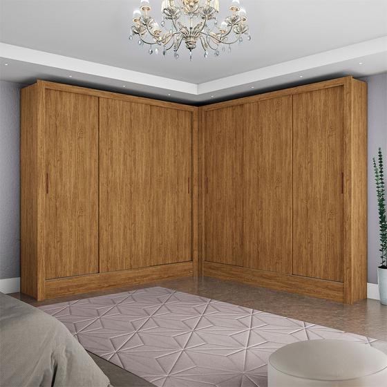 Closet Casal Duplo Dubai 6 Portas 6 Gavetas - Carioca Móveis - Guarda ...