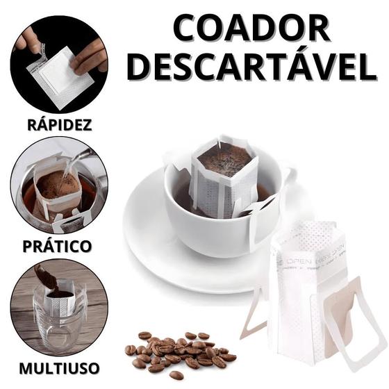 Coador De Café Descartável Filtro De Cafe Individual Cuador Pequeno ...